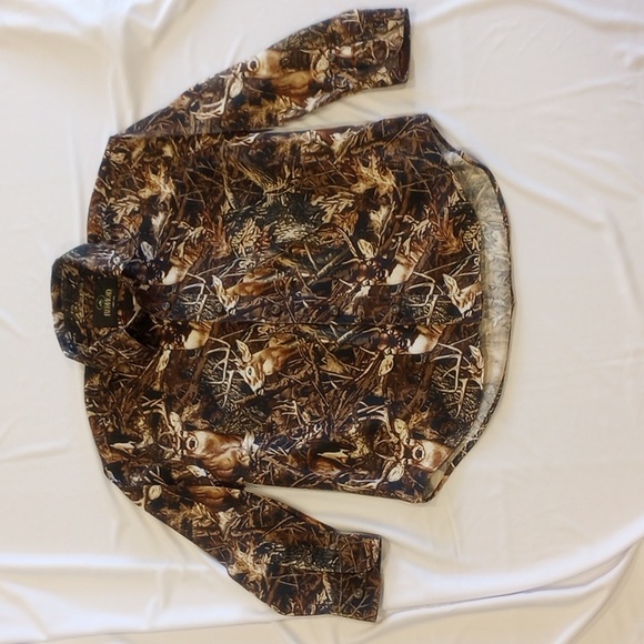 RedHead | Shirts & Tops | Camouflage Deer Print Shirt Kids Size Xsxp ...
